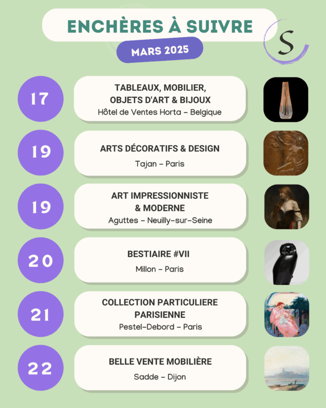 Calendrier du 17 au 23 mars 2025 – Sfumato